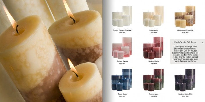 Candles Catalogue Design - Walton Creative